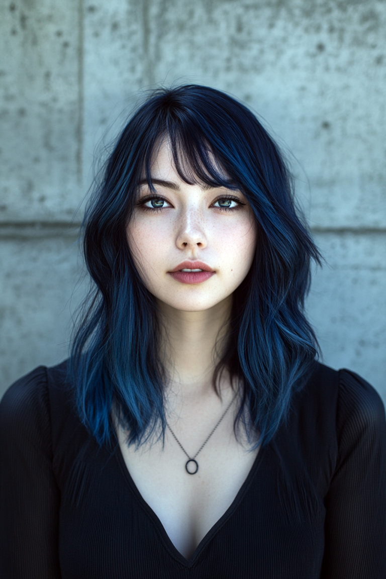 21 Blue Hairstyle Ideas: Infuse Your Hair with Captivating Hues and Styles
