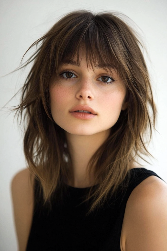 21 Stunning Hairstyles To Rock Blunt Bangs