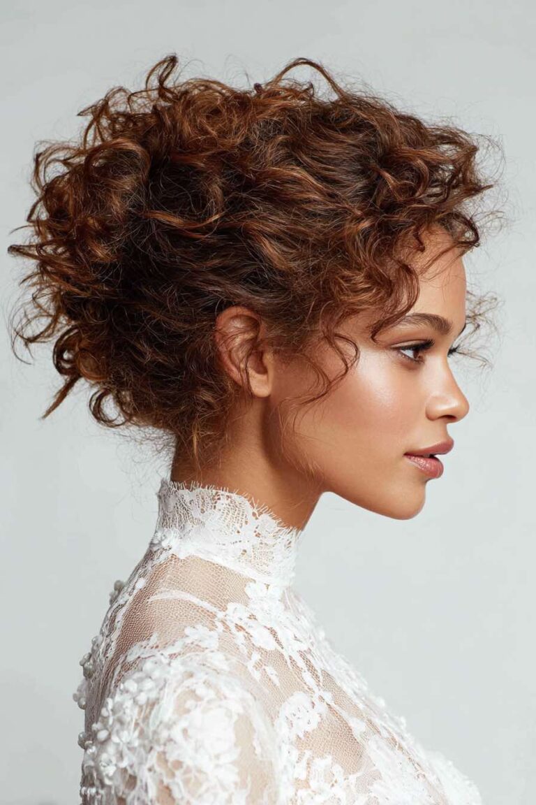 20 Enchanting Wedding Hairstyles for Curly Hair